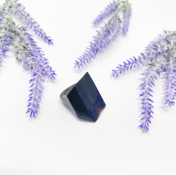 Vintage | Jewelry | Vintage Carved Polished Horn Geometric Ring | Poshmark